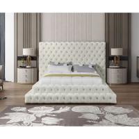 China Cara Furniture Factory direct wholesale eucalyptus frame velvet fabric can be customized hotel beds for sale