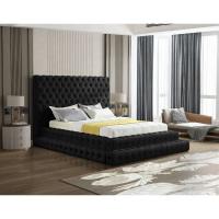 China Cara Furniture Factory direct wholesale eucalyptus frame velvet fabric can be customized hotel beds for sale