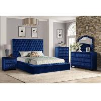 China Cara Furniture factory direct wholesale eucalyptus frame velvet fabric can be customized storage bed for sale