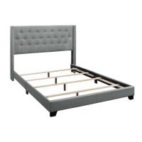 China Low price high quality luxury beds furniture blue color King size Queen size velvet fabric bed for hotel Apartment Home for sale