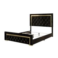China Wholesales price Europe style Panel Bed headboard king size bed frame upholstered bed for Bedroom Hotel and Apartment for sale