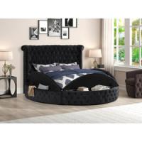 China wholesale upholstered platform black fabric storage wooden double full twin king queen size bed frame modern with storag for sale