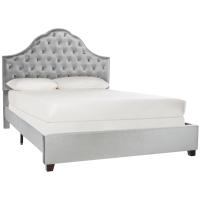 China Europe Royal style Luxury tufted Modern bedroom set bed Wood frame Upholstered beds furniture for Hotel Bedroom for sale