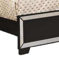 China LED lights High-End Modern bed furniture upholstered set bed with button tufted design for HOTEL BEDROOM for sale