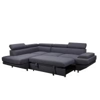 China Cara Special Design Fabric Lounge Multi-seats Recliner Adjustable Headrest Sofa bed Storage Sleeper Sofa for sale