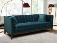China Cara Furniture Velvet European And American Style Living Room Home Furniture  Sofas 3 Seater Sleeper  Love for sale