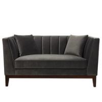 China Cara Furniture Velvet European And American Style Living Room Home Furniture  Sofas 3 Seater Sleeper  Love for sale