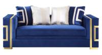 China Factory direct sales of the latest design luxury sofa set 1+2+3Velvet purple fabric living room sofa for Hotel apartment for sale
