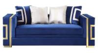 China Factory direct sales of the latest design luxury sofa set 1+2+3Velvet purple fabric living room sofa for Hotel apartment for sale