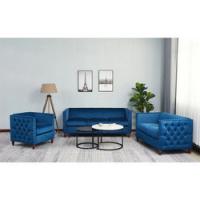 China Italian 3+2+1 furniture modern couches living room furniture tufted green velvet furnisher sofa set velvet couch for sale