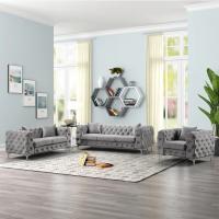 China Hot selling Modern Sofa+Loveseat+chair Sectional Corner Sofa Set Furniture America style 3s 2s 1s Luxury KD living room for sale