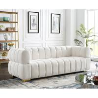 China European style North American style Luxury 3Seater 2Seater 1Seater sectional sofa set With nice Velvet fabric and Gold for sale
