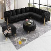 China Cara Home Furniture L Shape Living Room Large Corner Modern Simple Sofa Designs Luxury Sofa Living Room Sofas Set for sale