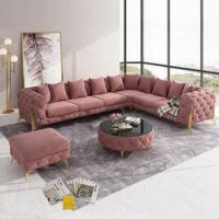 China Cara Home Furniture L Shape Living Room Large Corner Modern Simple Sofa Designs Luxury Sofa Living Room Sofas Set for sale