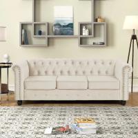 China Top grade customize Recreation Entertainment alternative colors dual-purpose beige velvet 3+2Living Room sofa Set for sale
