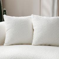 China European arc cozy living room sofa modern minimalism cream moon-shaped corner berber fleece Dough sofa for sale