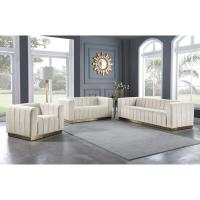 China Italian Style Cream color sectional sofas 3seater 2seater 1seater Modern High quality Low Price Luxury sofa set for sale