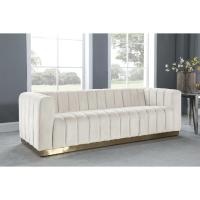 China Italian Style Cream color sectional sofas 3seater 2seater 1seater Modern High quality Low Price Luxury sofa set for sale