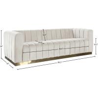 China Italian Style Cream color sectional sofas 3seater 2seater 1seater Modern High quality Low Price Luxury sofa set for sale