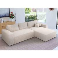 China 2024 Factory direct sales new corduroy fabric living room sofa modular combination sofa belt storage 4 seat sofa bed for sale