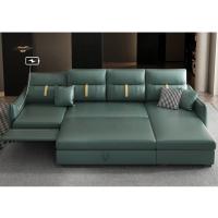 China Cara furniture factory new design leather living room sofa belt recliner  with storage  function sofa bed for sale