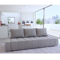 China Factory 2023 Latest design Luxury 3 seater living room sofa Velvet fabric with storage convertible sofa bed for sale