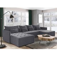 China Factory 2023 Latest design Luxury 8 seater living room sofa Velvet fabric with storage convertible sofa bed for sale