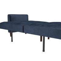 China Express Services Minimalist loveseat 2seater Reversible hand-assembled blue couches recliner sofa bed set for sale