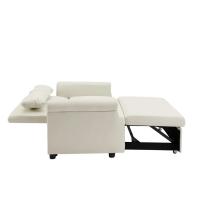 China BSCI-FSC factory new Beige Fabric lhand tufted hand-applied nailhead oveseat living room sofa bed sets for sale