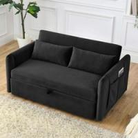 China multi-functional dual-purpose loveseat with fold out bed green velvet sofa beds low prices with side pocket for sale