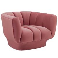 China Cara furniture Dusty Rose velvet stainless steel leg Sofa Recliner Armchair Living Room Sofa Sets For living room for sale