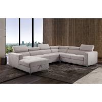 China Factory price Europe modern style U shape Luxury beige color sofa home furniture sectional sofa for living room for sale