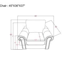 China Cheap living room furniture sets sofa chairs arm chairs living room modern single sofa sets chesterfield sofa for sale