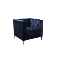 China Living room Furniture New Design Sofa Bed Modern Blue Velvet Fabric Tufted Convertible Sofa Bed for sale