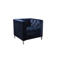 China Living room Furniture New Design Sofa Bed Modern Blue Velvet Fabric Tufted Convertible Sofa Bed for sale