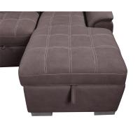 China Capri 2 new designs living room home furniture sleeping l shaped sofa  set for sale