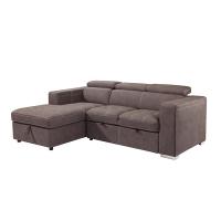 China BSCI Modern Sectional Couch Sofa Set Pull Out Sofa Bed Multi-Functions Office Home Furniture leather L Shape Living Room for sale