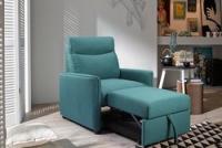 China Factory Price Newest Convertible Folding Arm Chair office lunch break Sleeping footrest Single Seat Chair Sofa for sale