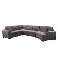 China factory new L shaped Modern furniture set large sofa sets sectional combination sofa bed for living room for sale