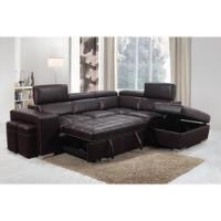 China Modern Family 2P+chaise+ottoman L Shape Office Convertible Storage Sofa Folding Couch Sofa Bed Foldable sleeper sofa bed for sale