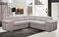 China Guangdong manufacture Best seller 2seater+corner+2seater with extendable bed sofa living room sofa bed functional couch for sale