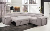 China Guangdong manufacture Best seller 2seater+corner+2seater with extendable bed sofa living room sofa bed functional couch for sale