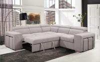 China Guangdong manufacture Best seller 2seater+corner+2seater with extendable bed sofa living room sofa bed functional couch for sale