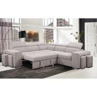 China Guangdong manufacture Best seller 2seater+corner+2seater with extendable bed sofa living room sofa bed functional couch for sale