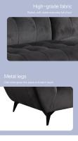 China Dongguan mass production couture grey multiple color velvet couch sofa bed sofa set furniture living room furniture sets for sale