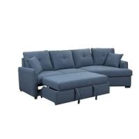 China Cara manufacture two sitter with fold end table Comfy Surface Living Room Furniture Corner Sofa Sectional L Sofa for sale