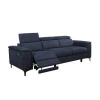 China New model Functional fabric 2P+1P Electric recliner corner sofa set  Adjustment bed futon ottoman function Home Sofa bed for sale