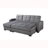 China Cara sectional couch living room modern design fabric sofa bed high quality living sofa cum bed adjustable backrest for sale