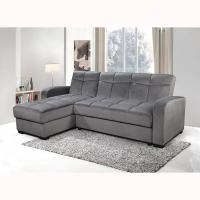 China Cara sectional couch living room modern design fabric sofa bed high quality living sofa cum bed adjustable backrest for sale
