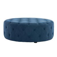 China Factory Supply plastic leg round footstool ottoman  wholesale for sale